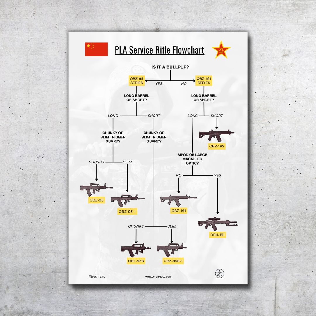 PLA Equipment Guide- Service Rifle Flowchart – Coral Sea Co